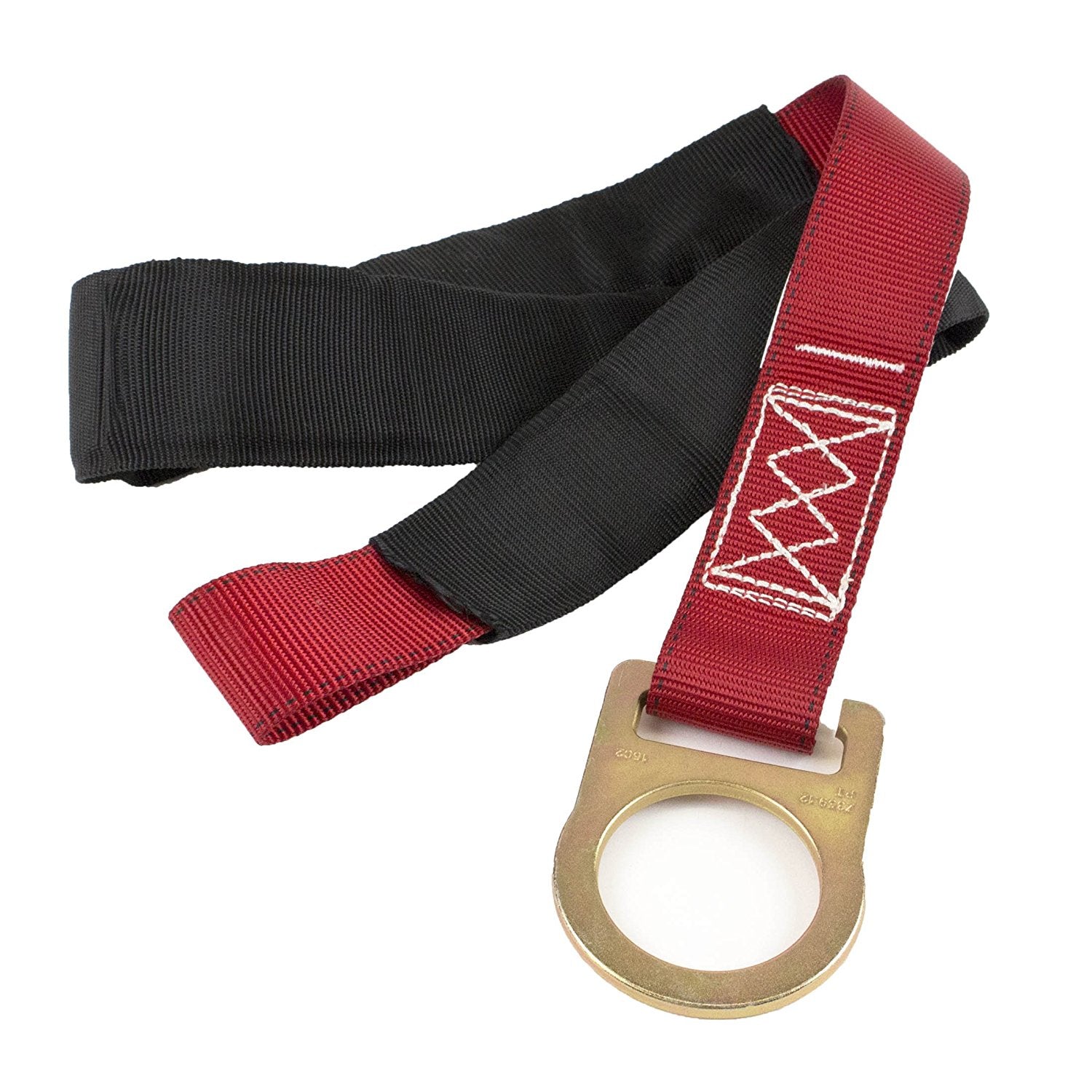 Fall Protection 4-Foot Loop and D-Ring End Concrete Anchor Strap with