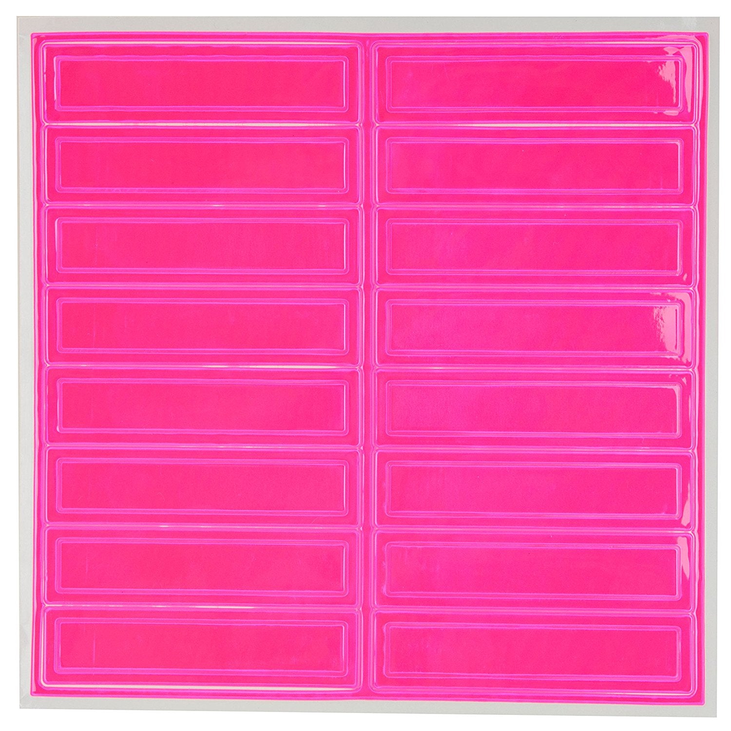 Adhesive Vinyl Reflective Hard Hat/Helmet Sticker - Pink